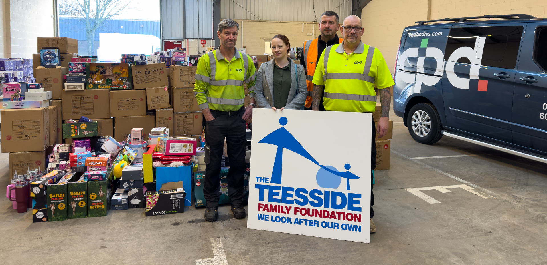 Teaming up with The Teesside Family Foundation to brighten Christmas ...